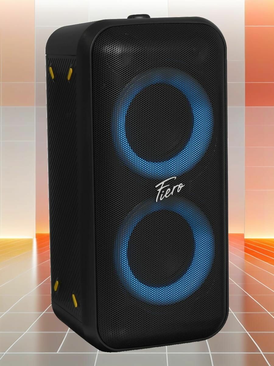 Портативная аудиосистема Fiero One FRPA-900, Bluetooth, AUX, серый