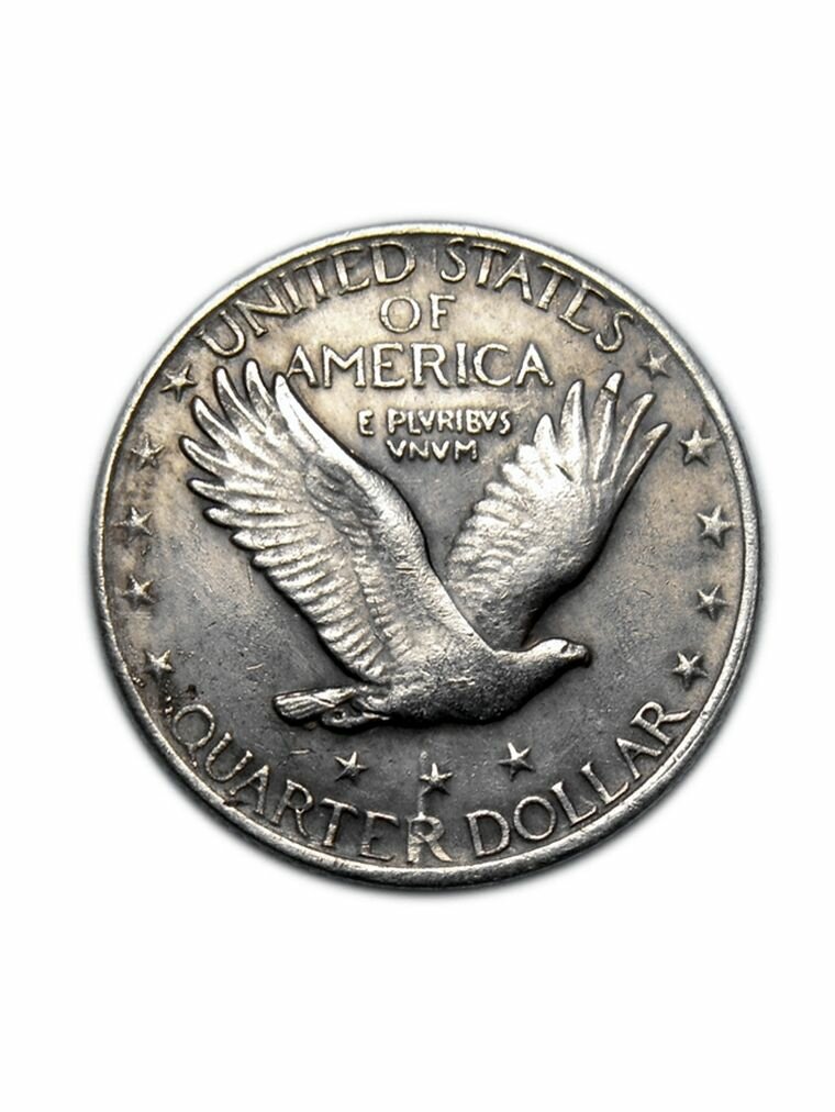 Quarter dollar 1923 четверть доллара США копия серебряной монеты