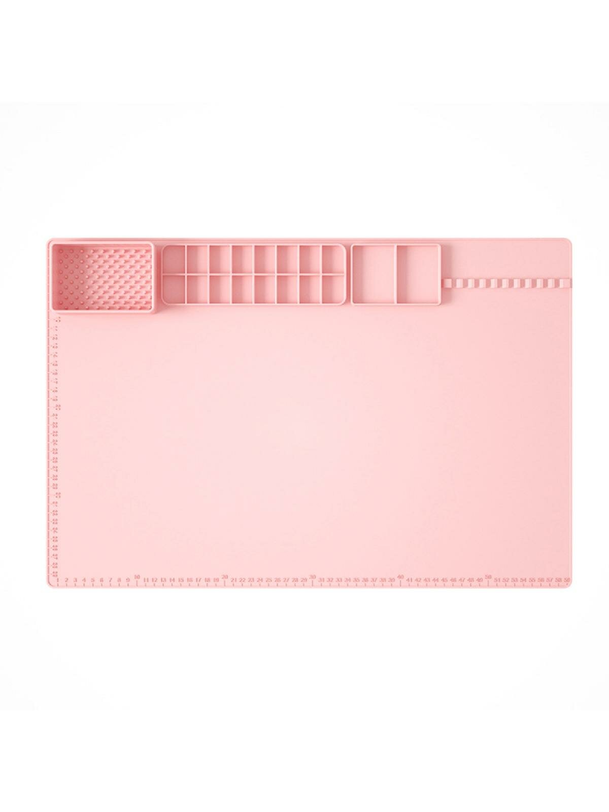 Нескользящий коврик для рукоделия для юных творцов, занимающихся рисованием из глины, легко моется