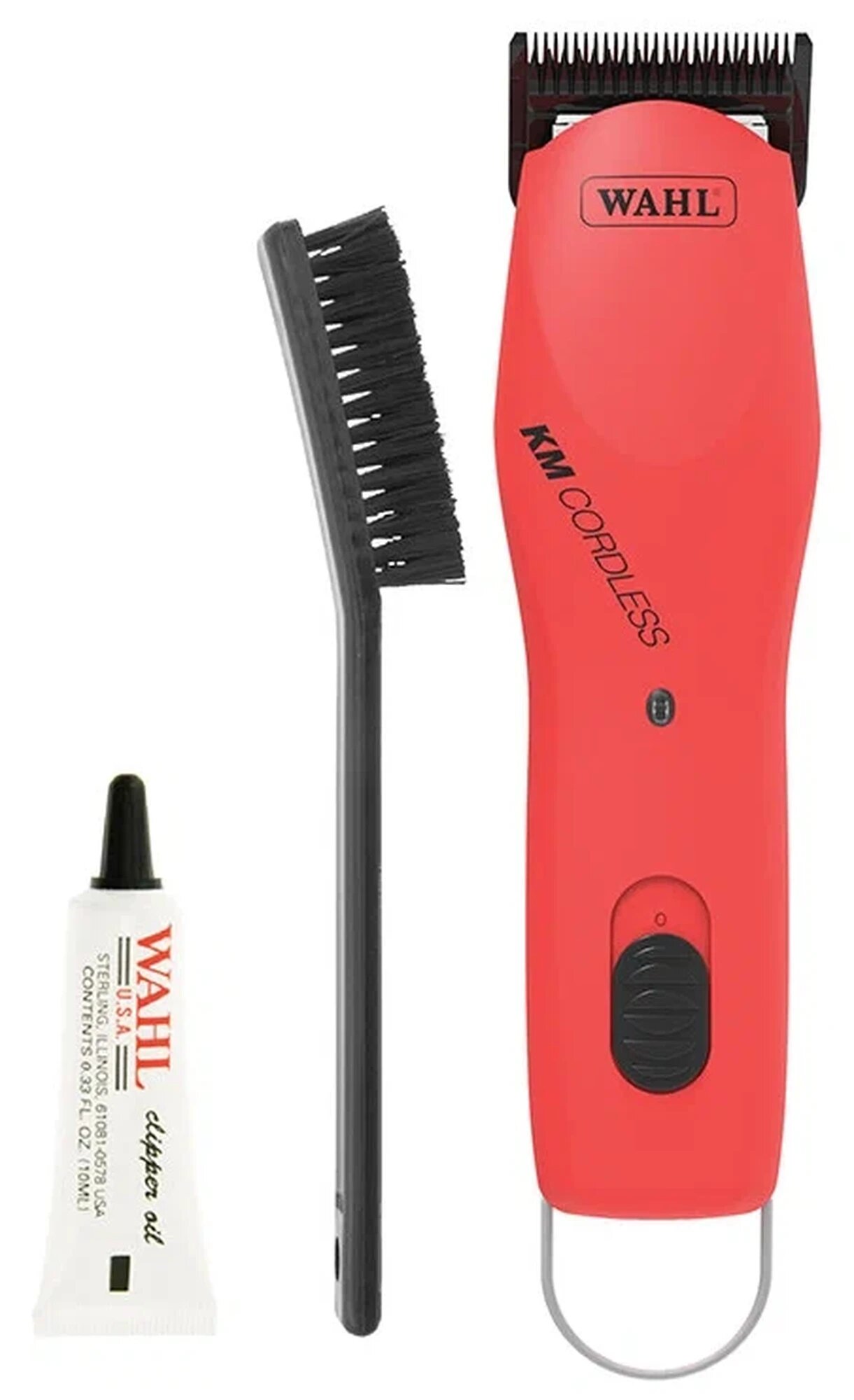 Машинка для стрижки WAHL KM CORDLESS 9596-216, коралловая, красная, 1 шт