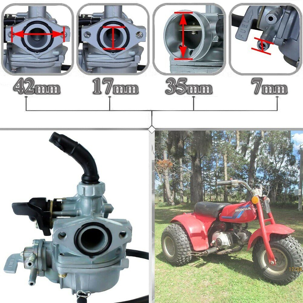 Карбюратор для мотоцикла Honda ATC70 ATC 70 1978-1985 годов выпуска, трехколесного квадроцикла ATV PZ17.