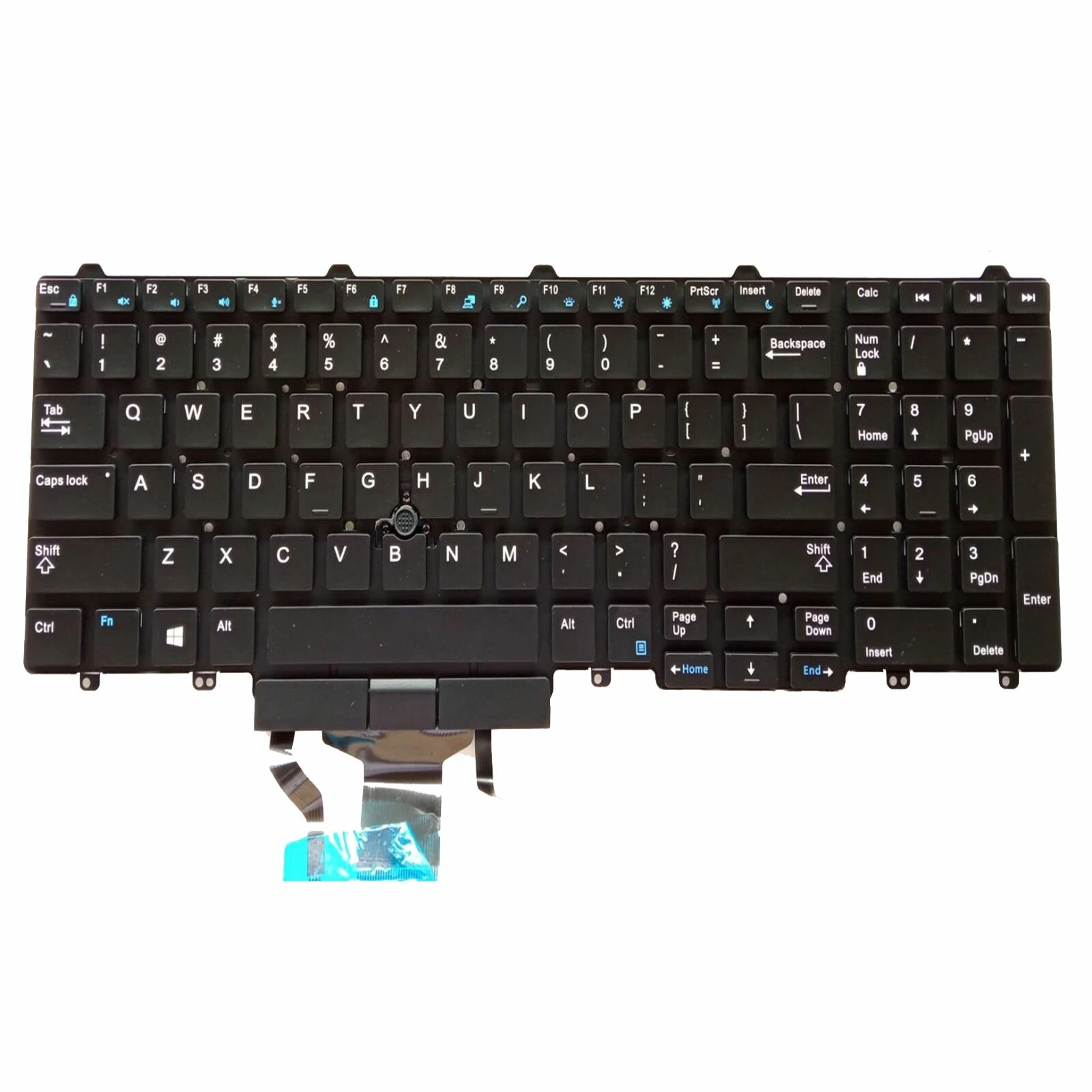 Американская клавиатура без подсветки для Dell Latitude E5550 E5570 E5580 E5590 5550 5570 5580 клавиатура ноутбука