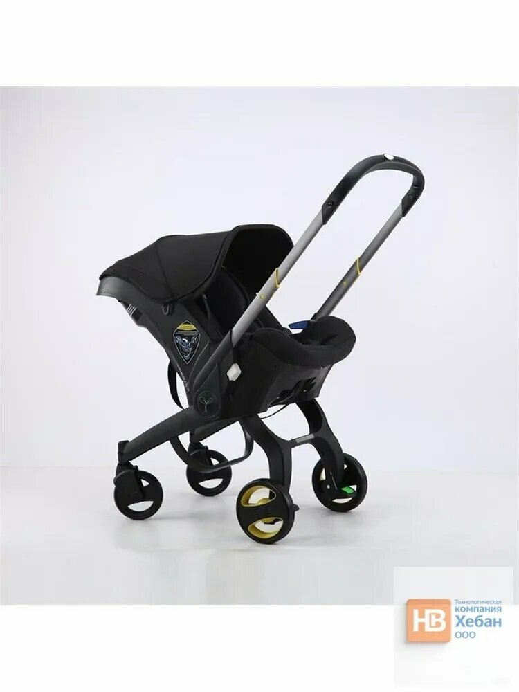 Универсальная модульная коляска 4 в 1 (автокресло-переноска)коляска для 0-24 месяцев черное