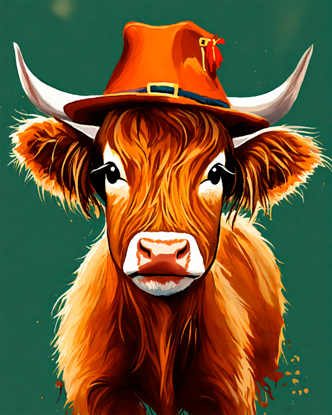 Картина по номерам "Бык", хлопковый холст на подрамнике 40х50 см, акрил, 000 Art Hobby Home