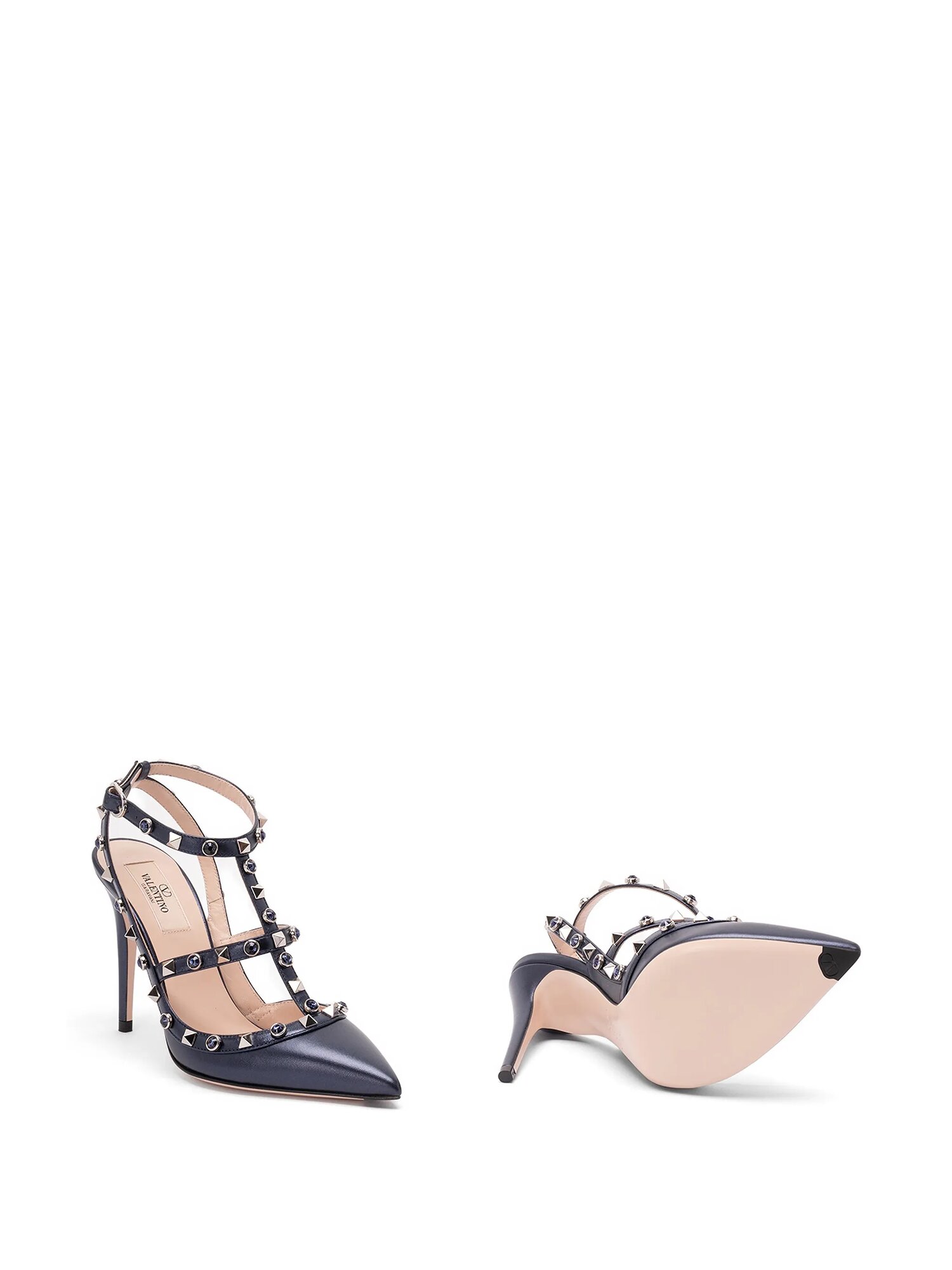 Туфли Valentino Rockstud pumps, размер 40, синий — фото 1