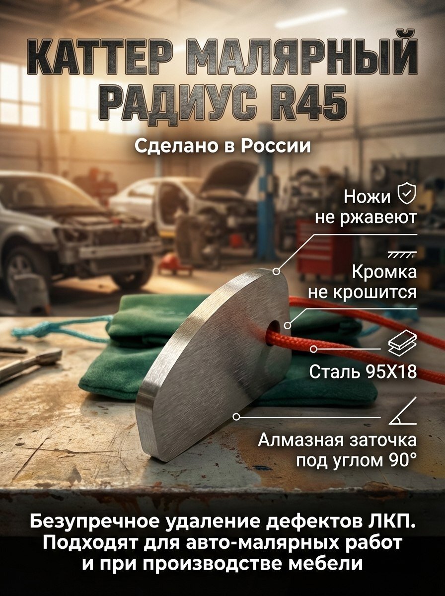 Каттер малярный, нож для удаления дефектов ЛКП