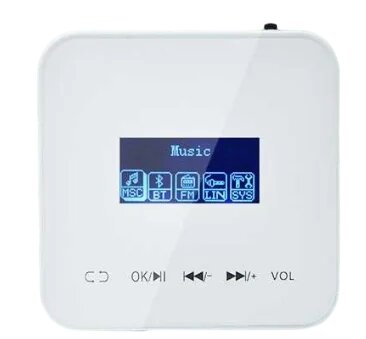 Настенный усилитель Bluetooth CEKPINL, White 2x20W