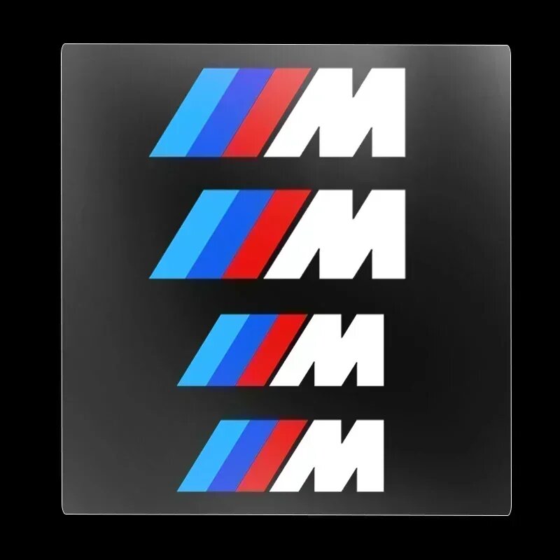 4 шт. наклейки на тормозные суппорты для BMW M M6 M5 M4 M3 M2 M1 X1 X2 X3 X4 X5 X6 X7 E46 E60 White