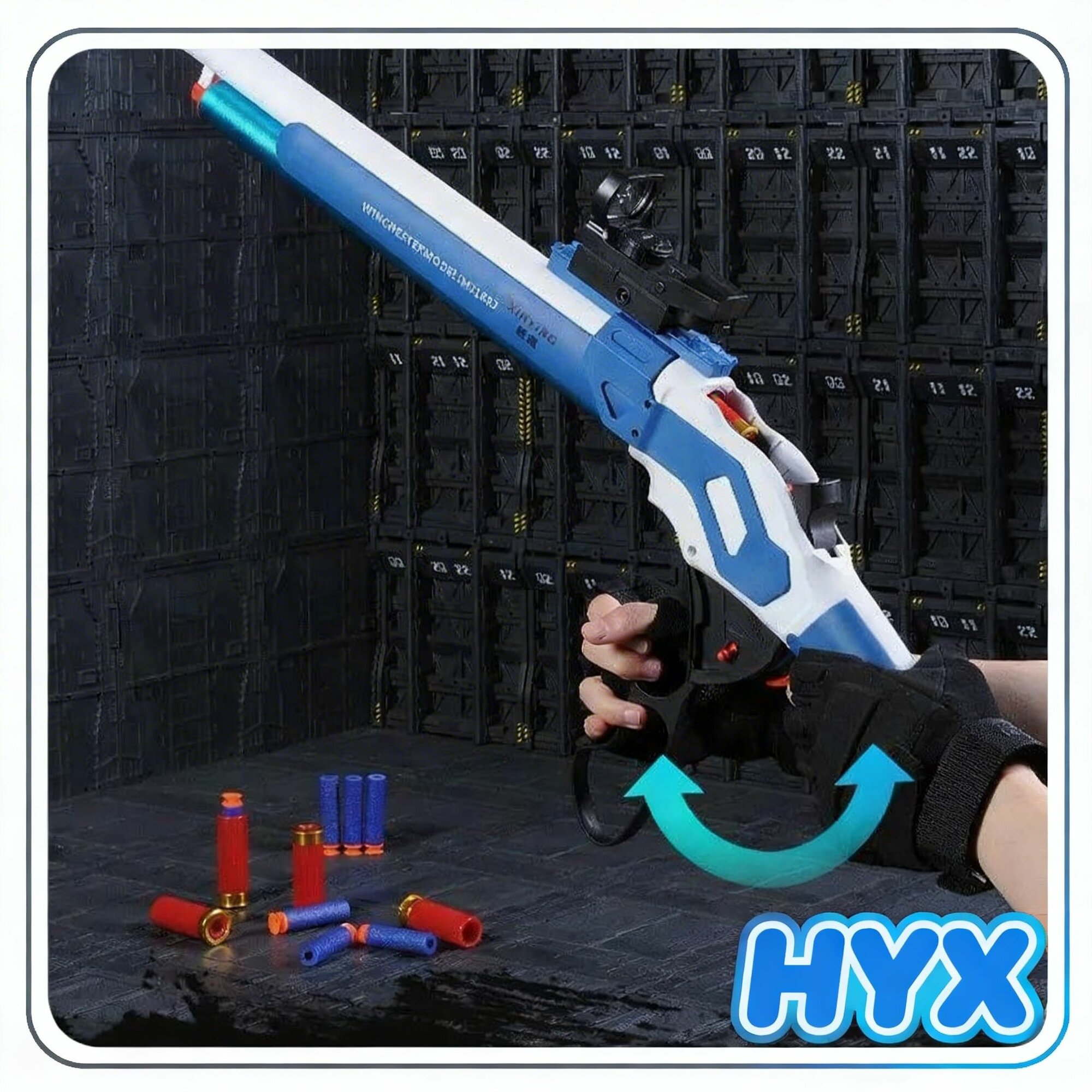 Игрушечное оружие, "дробовик", 20 патронов, дробь с присосками, 10 патронов, автоматическая ударная волна с мягкими пулями, рассчитана на 6 выстрелов. Подарок для мальчика