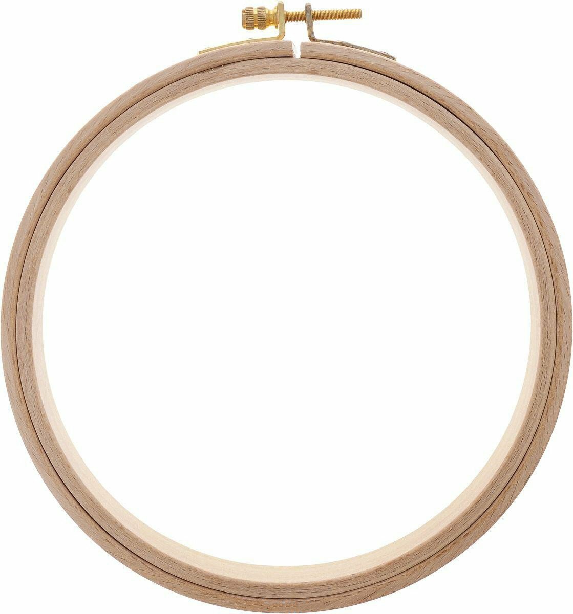 Пяльцы деревянные круглые (бук) 15.5 см. 211-3