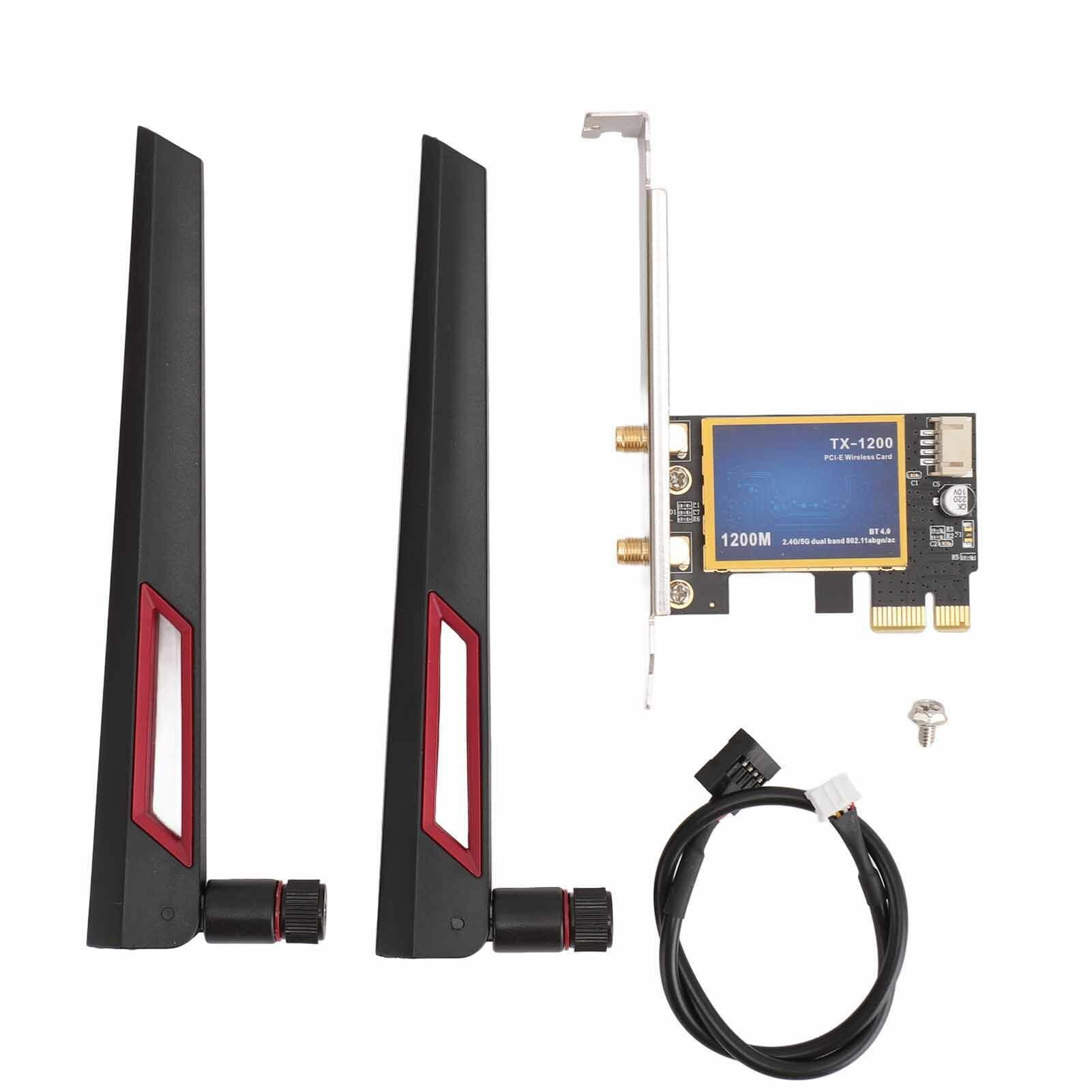 Сетевая карта 7260AC, Wi-Fi 1200 Мбит/с, BT 4.0, две антенны