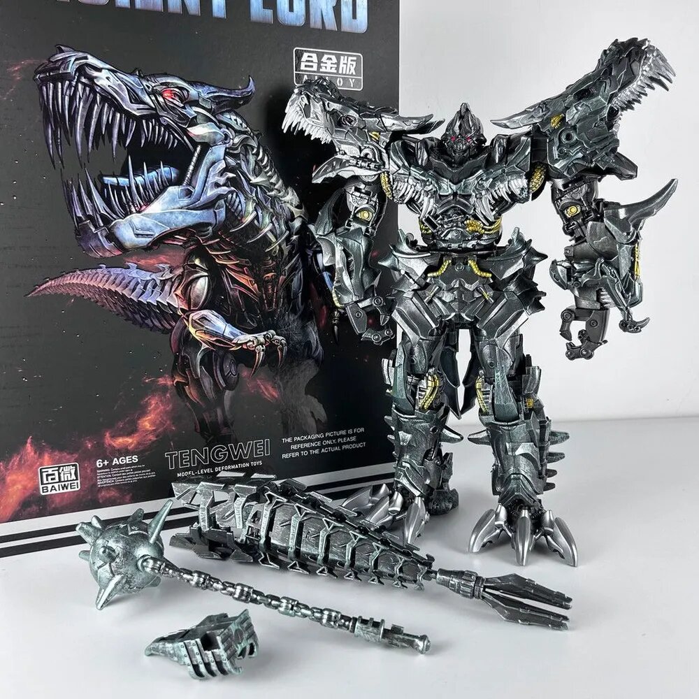 Игрушечный трансформер Tengwei Giant Lord Dinobot Grimlock Робот Динобот Гримлок 32 см