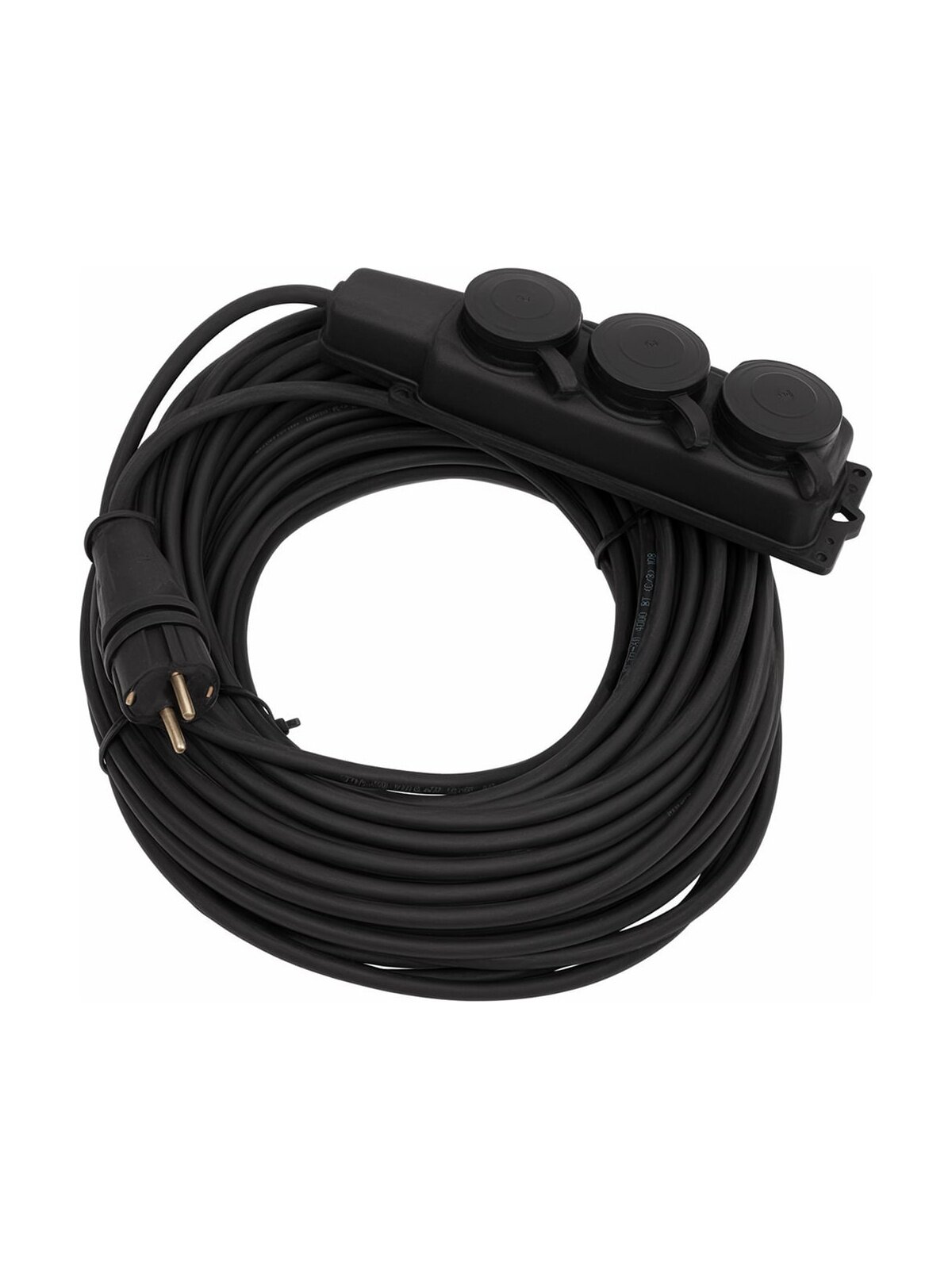 Силовой удлинитель Gigant с/з КГ 3x2,5 3 гнезда 30м IP44 G-855