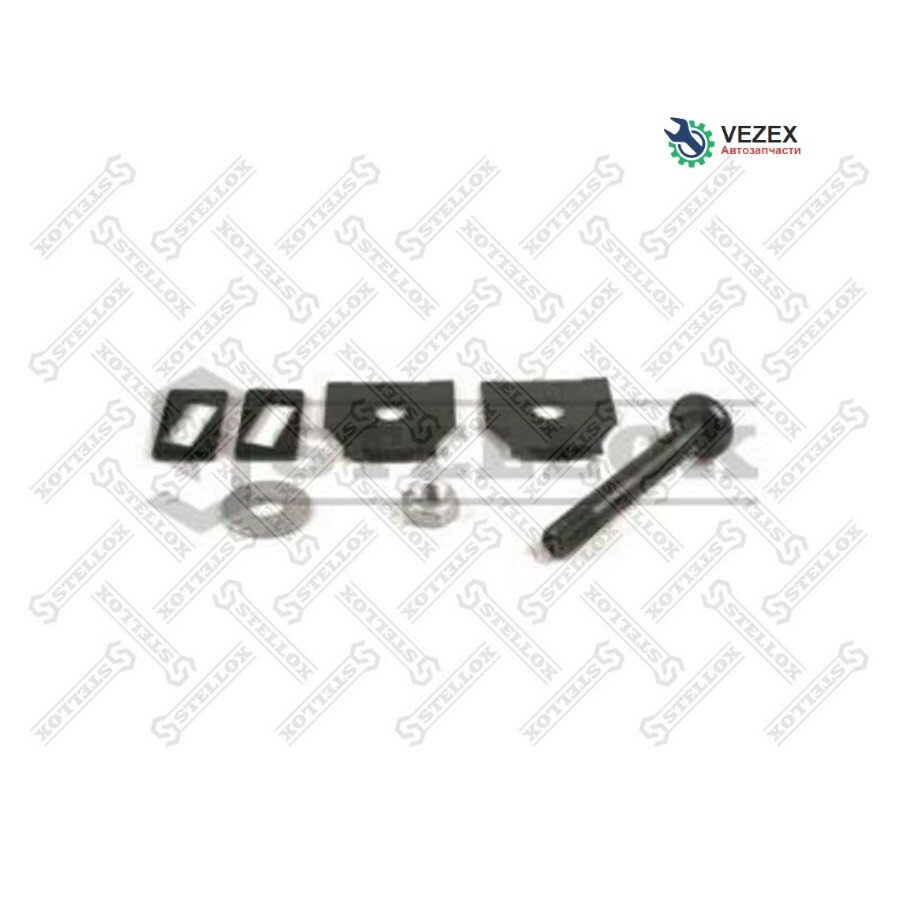 STELLOX 8439329SX р/к пальца рессоры ! M30x202/3.5 4пластины, палец, шайба, гайка\BPW