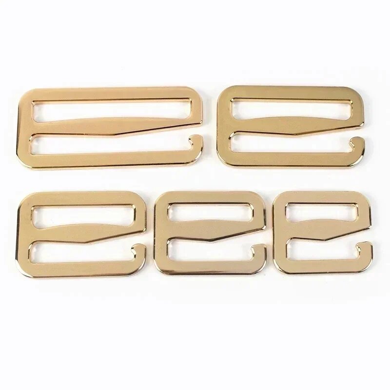 Бежевые крючки для бретелей Meetee LightGold 32 мм (5 шт.)