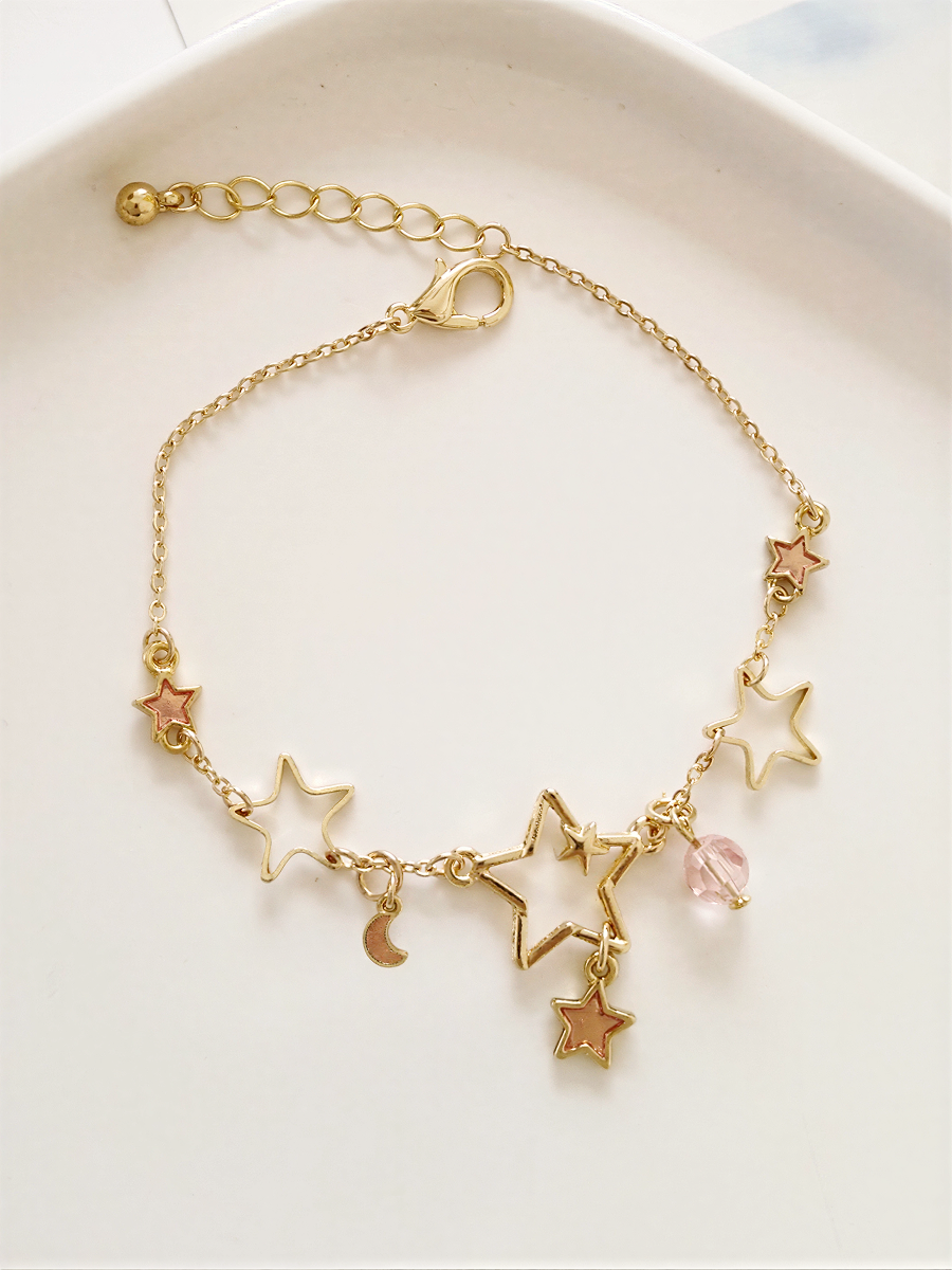 Браслет-цепочка, эмаль