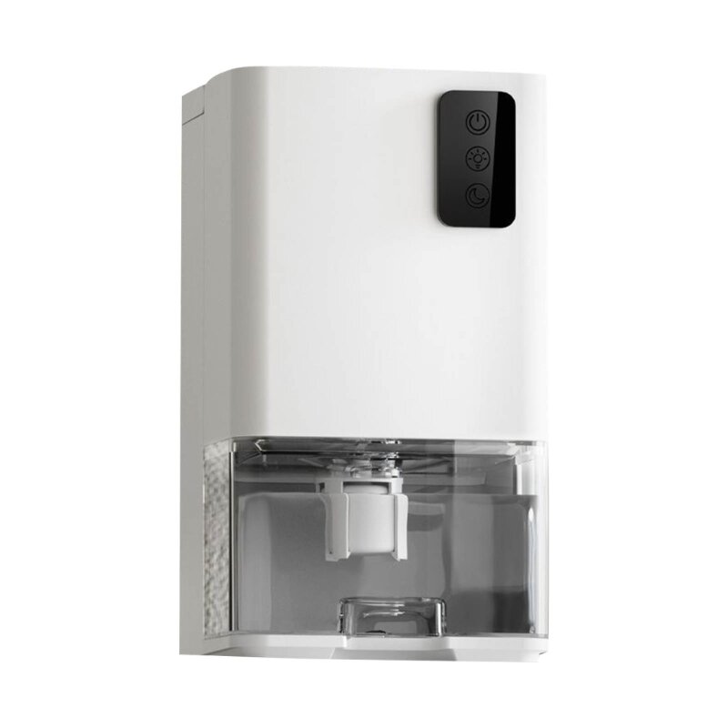 Портативный Осушитель Воздуха 220V Для Контроля Влажности В Подвале Домашней Спальни Тихий Осушитель Воздуха с Расслабляющим 7-Цветным Светом