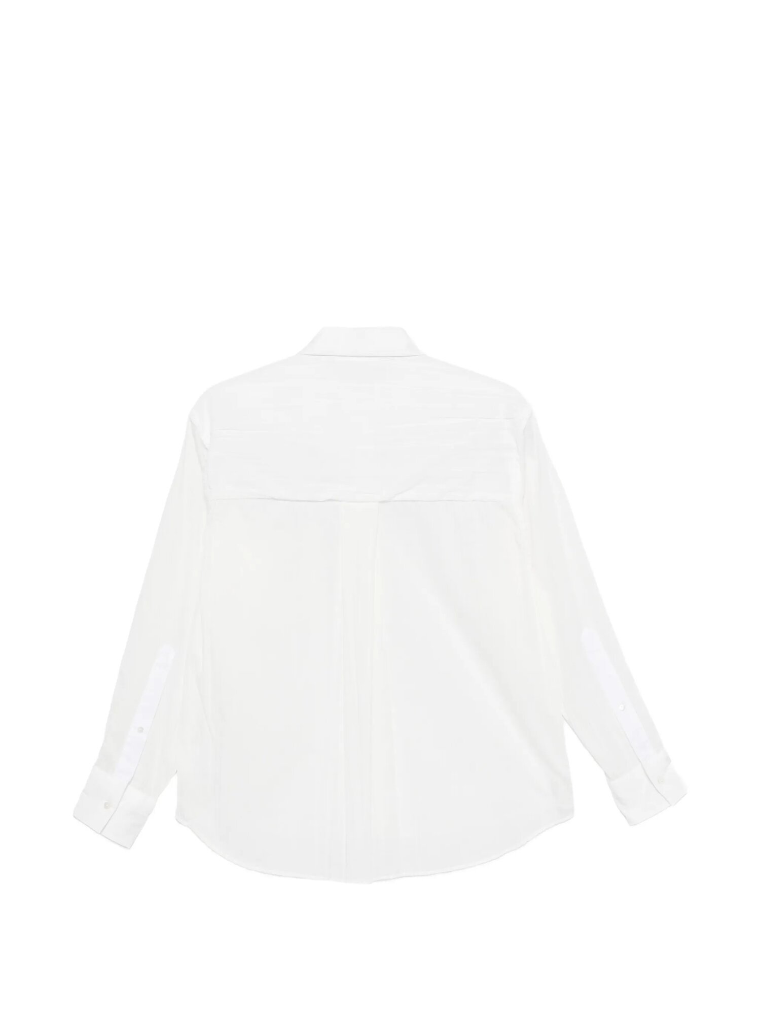 Рубашка XACUS Chest-pocket button-up shirt, размер 40, бежевый/белый — фото 1