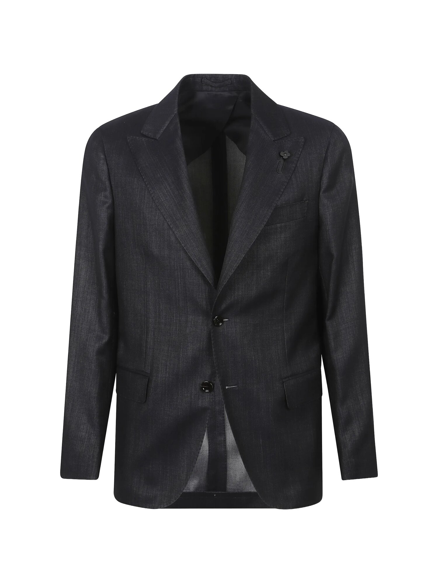 Пиджак Peak-lapel denim blazer
