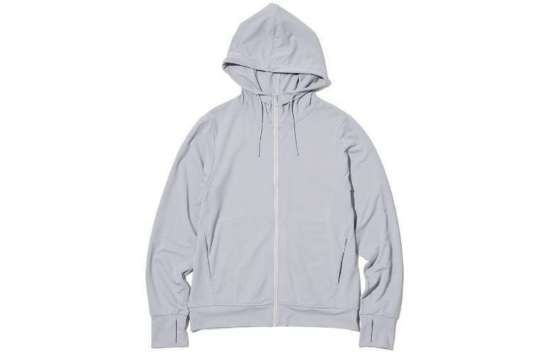 Толстовка женская UNIQLO с защитой от солнца, серая, S EU