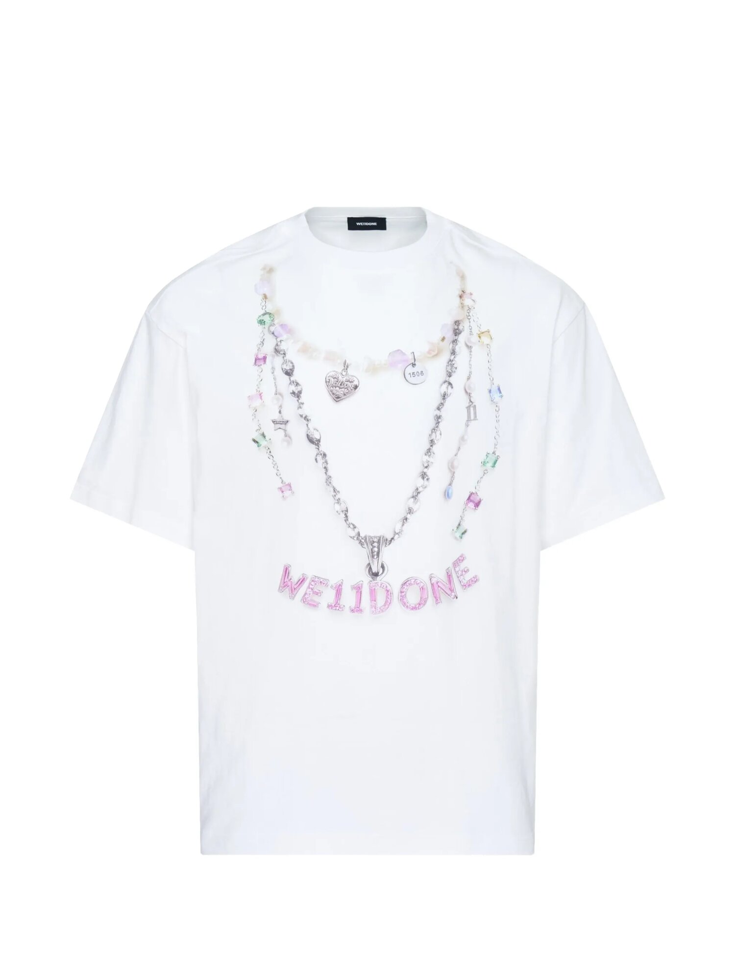Футболка Necklace-print T-shirt