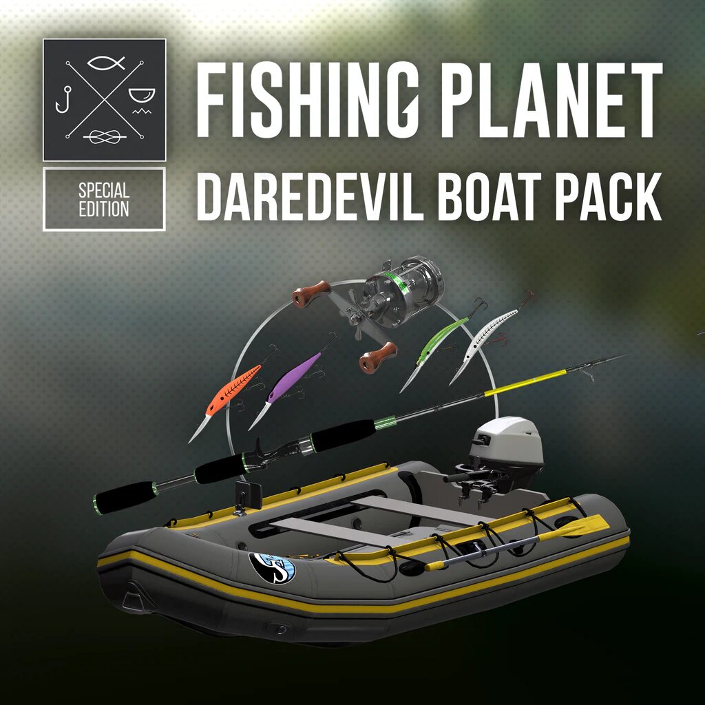 Дополнение Fishing Planet: Daredevil Boat Pack, цифровое издание PlayStation 4, регион Турция / код пополнения баланса
