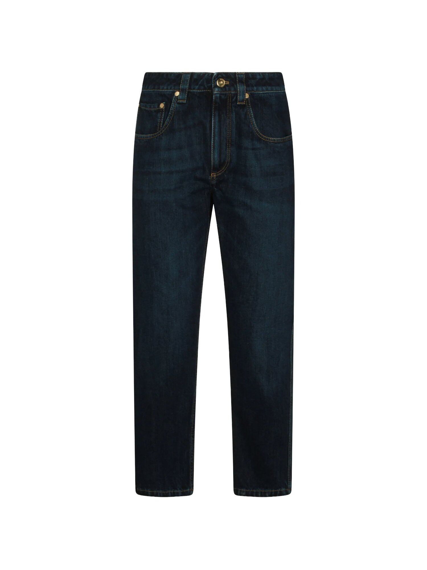 Джинсы Chain-embellished five-pocket jeans 