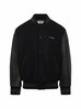 Куртка vowels Logo-embroidered wool varsity jacket
