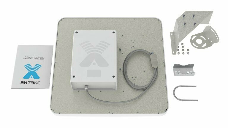 Антенна-бокс ZETA MIMO 2x2 BOX для 3G/4G-модема, высокое усиление, USB-удлинитель