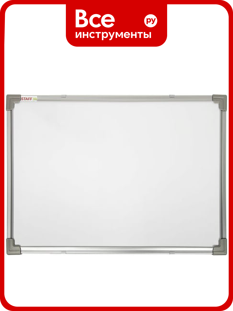 Магнитно-маркерная доска Staff 90x120 см, металлическая рамка, ECO 238138