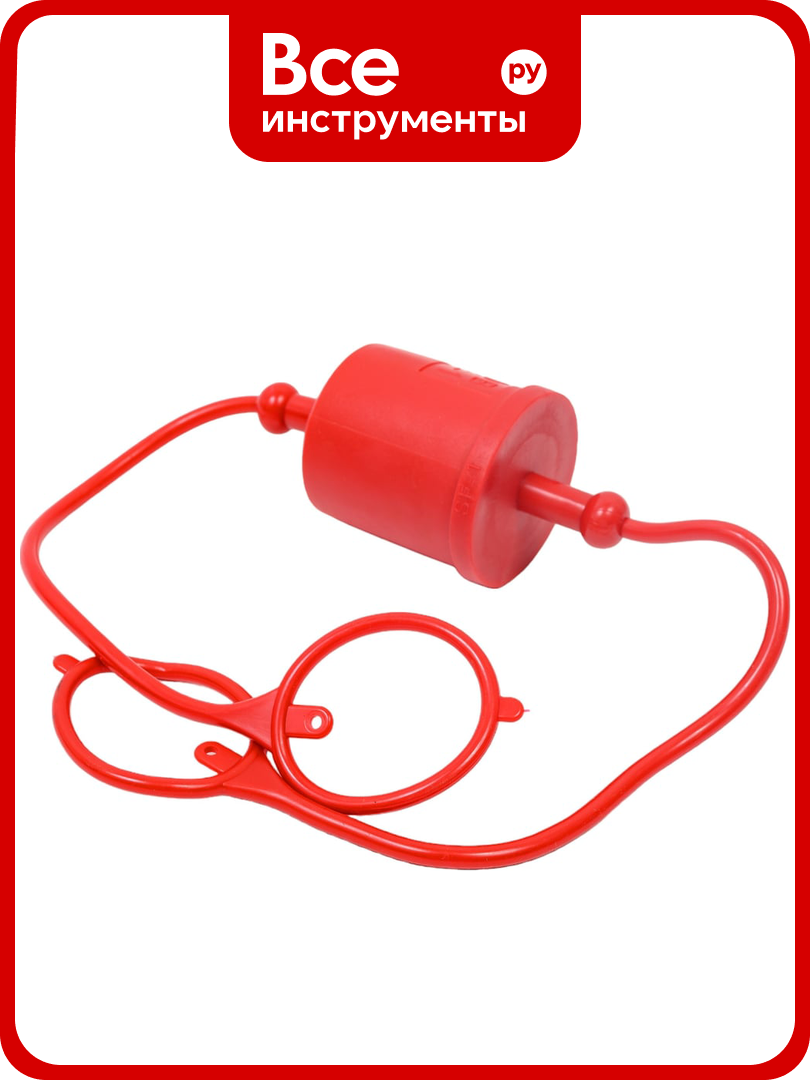 Заглушка для БРС серии B ISO 7241-B (1"; гибкий пластик) TITAN LOCK TL8B-DP, пластиковая