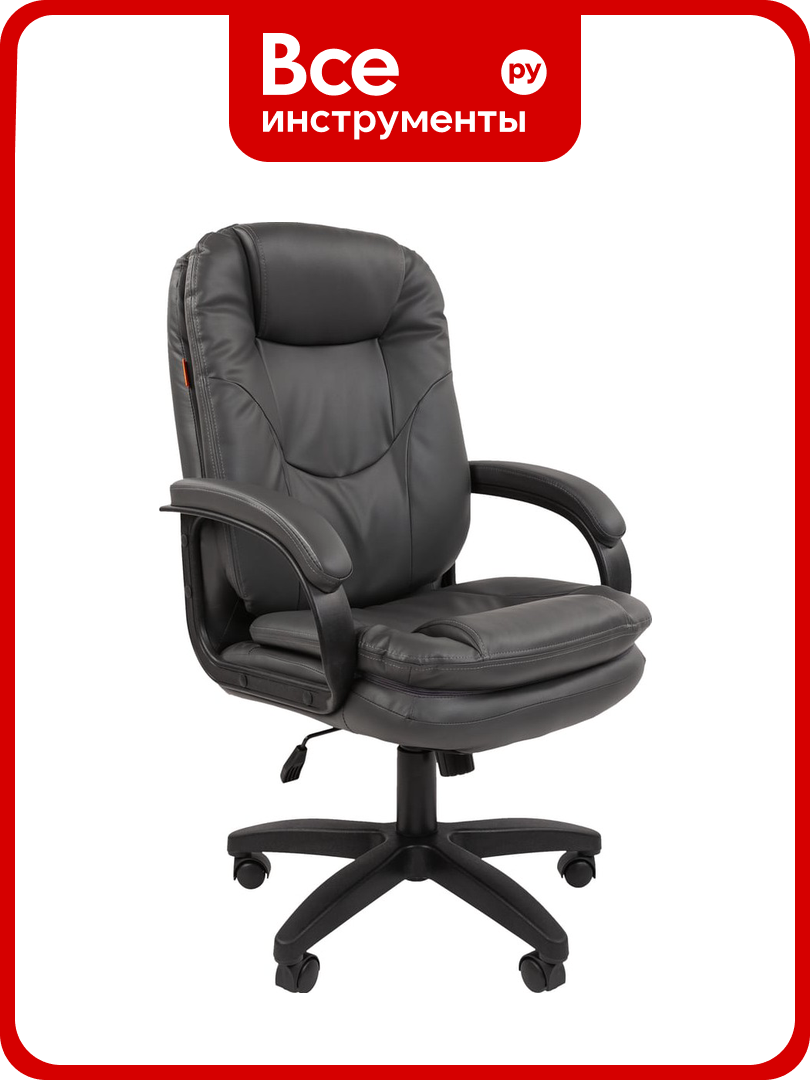 Компьютерное кресло CHAIRMAN 668LT new экокожа, серый 00-07114866