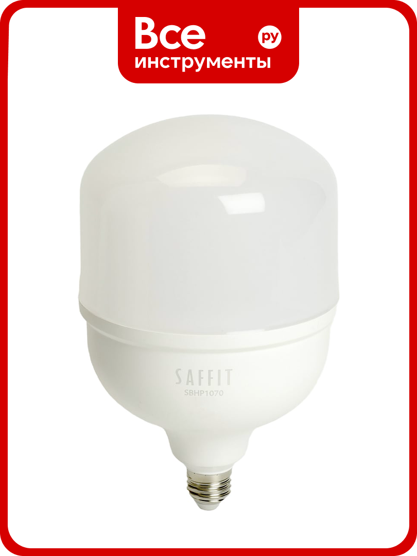 Светодиодная лампа SAFFIT SBHP1070 70W 230V E27-E40 4000K 55098