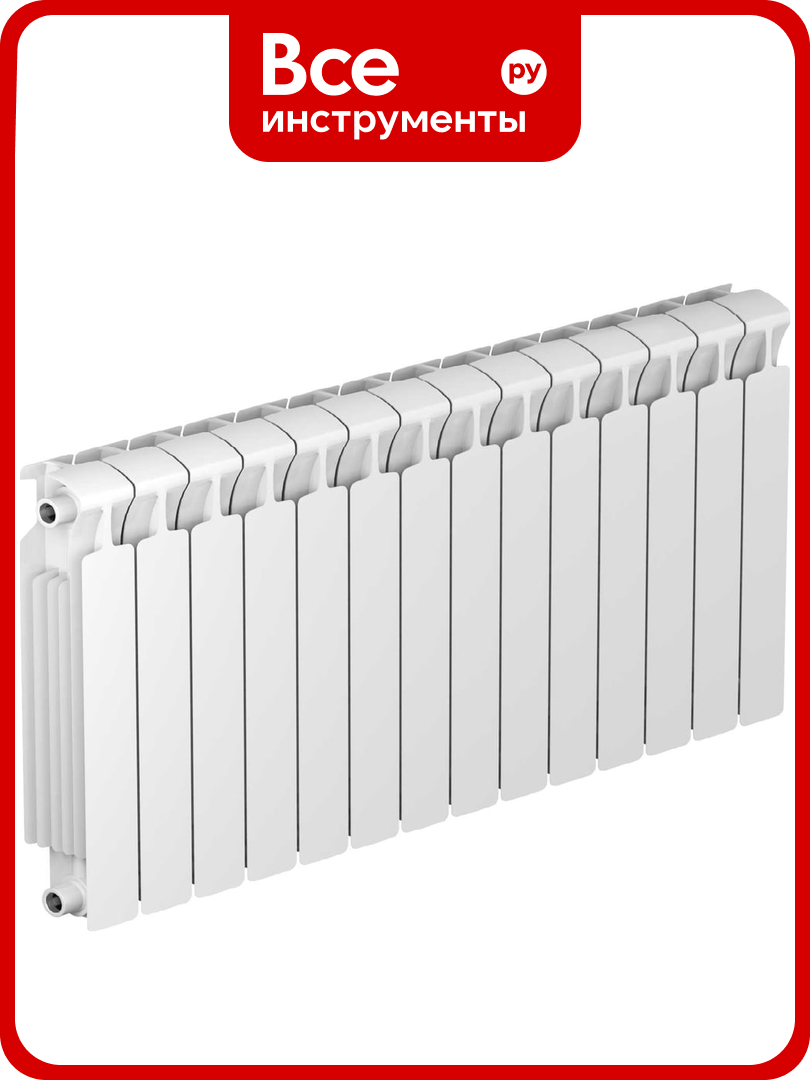 Биметаллический радиатор RIFAR MONOLIT 500 14 секц. бок. R-MN-500-14