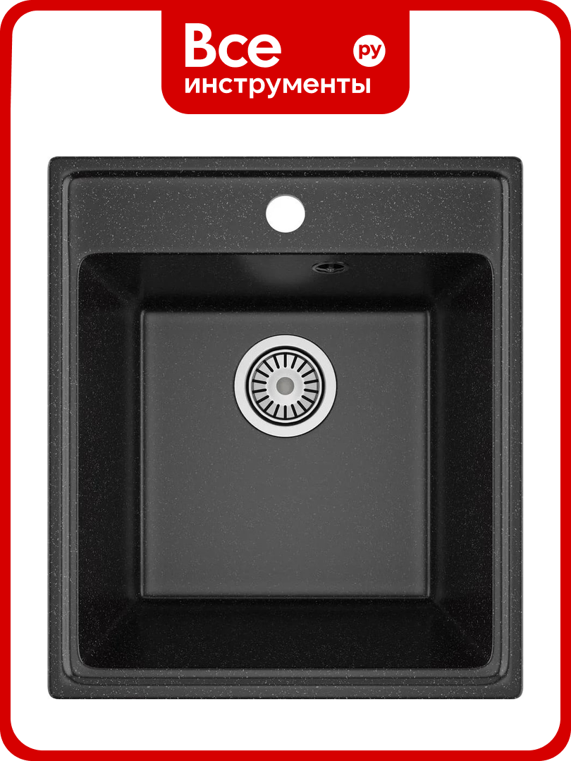 Кухонная мойка Maretti Kitchen, черный KT425-BL