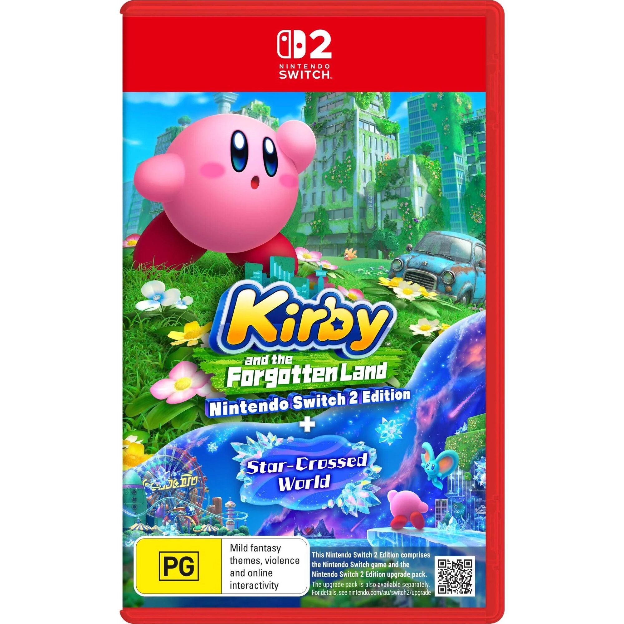 Kirby and the Forgotten Land + Star-Crossed World, (английская версия) Nintendo Switch 2