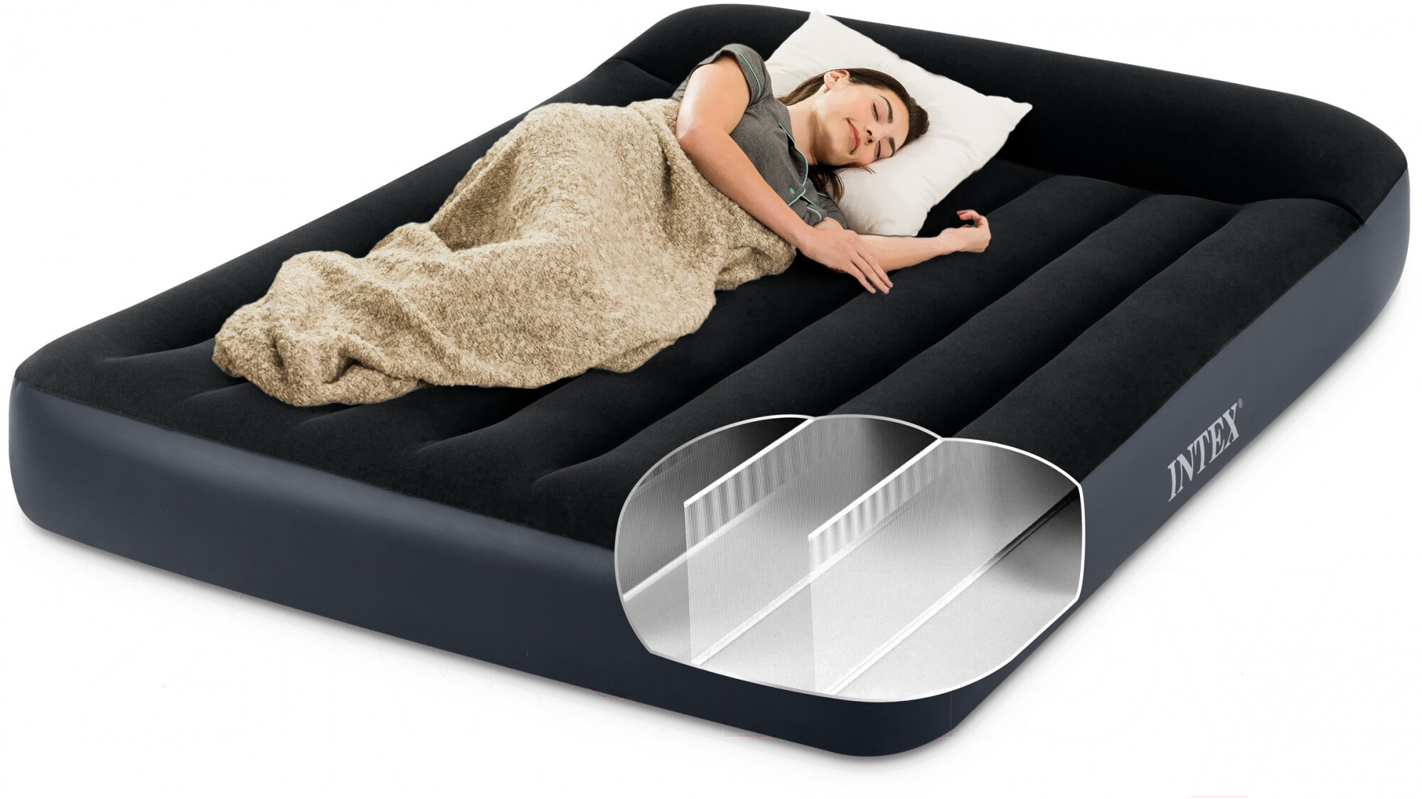 Матрас надувной Intex CLASSIC AIRBED 137x191x25см 64142