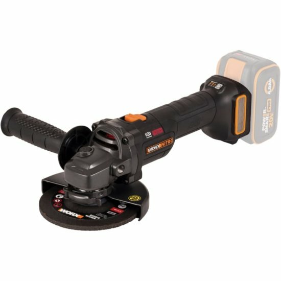 Бесщёточная аккумуляторная угловая шлифмашина Worx WX814.9, без АКБ и ЗУ