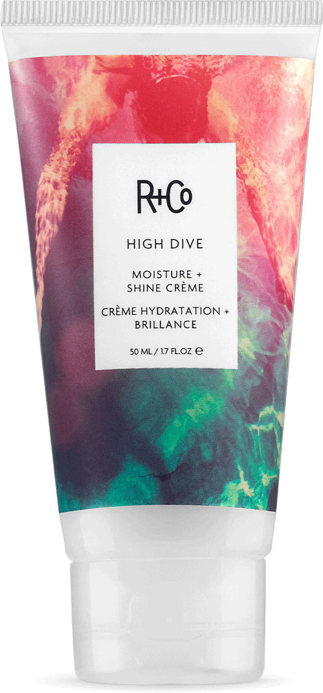 R+Co Глубокое погружение увлажняющий крем для блеска, дорожный формат High dive moisture + shine сreme travel 50ml