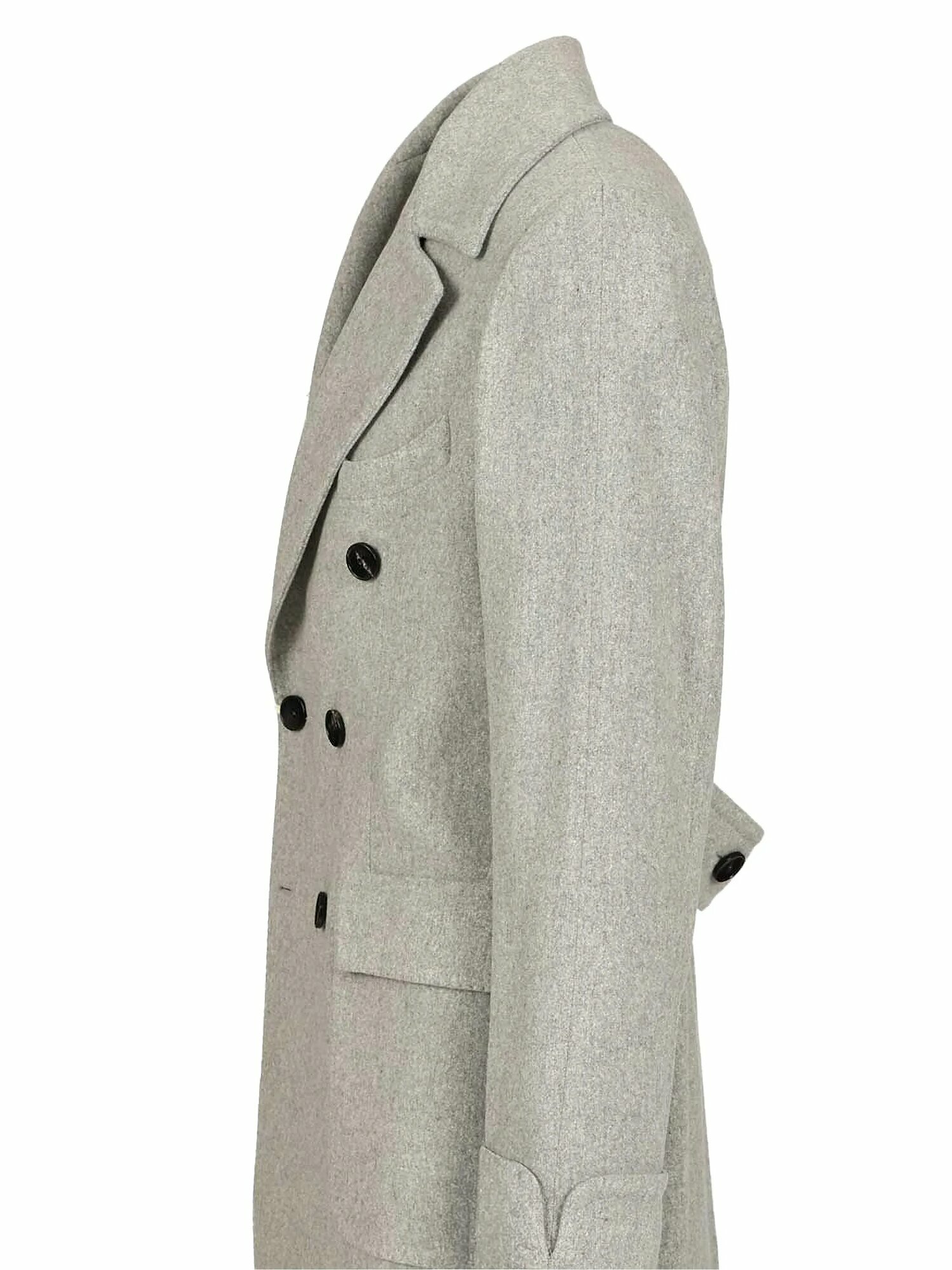 Пальто GUARINUCCI Ulster double-breasted coat, размер 52, серый — фото 1