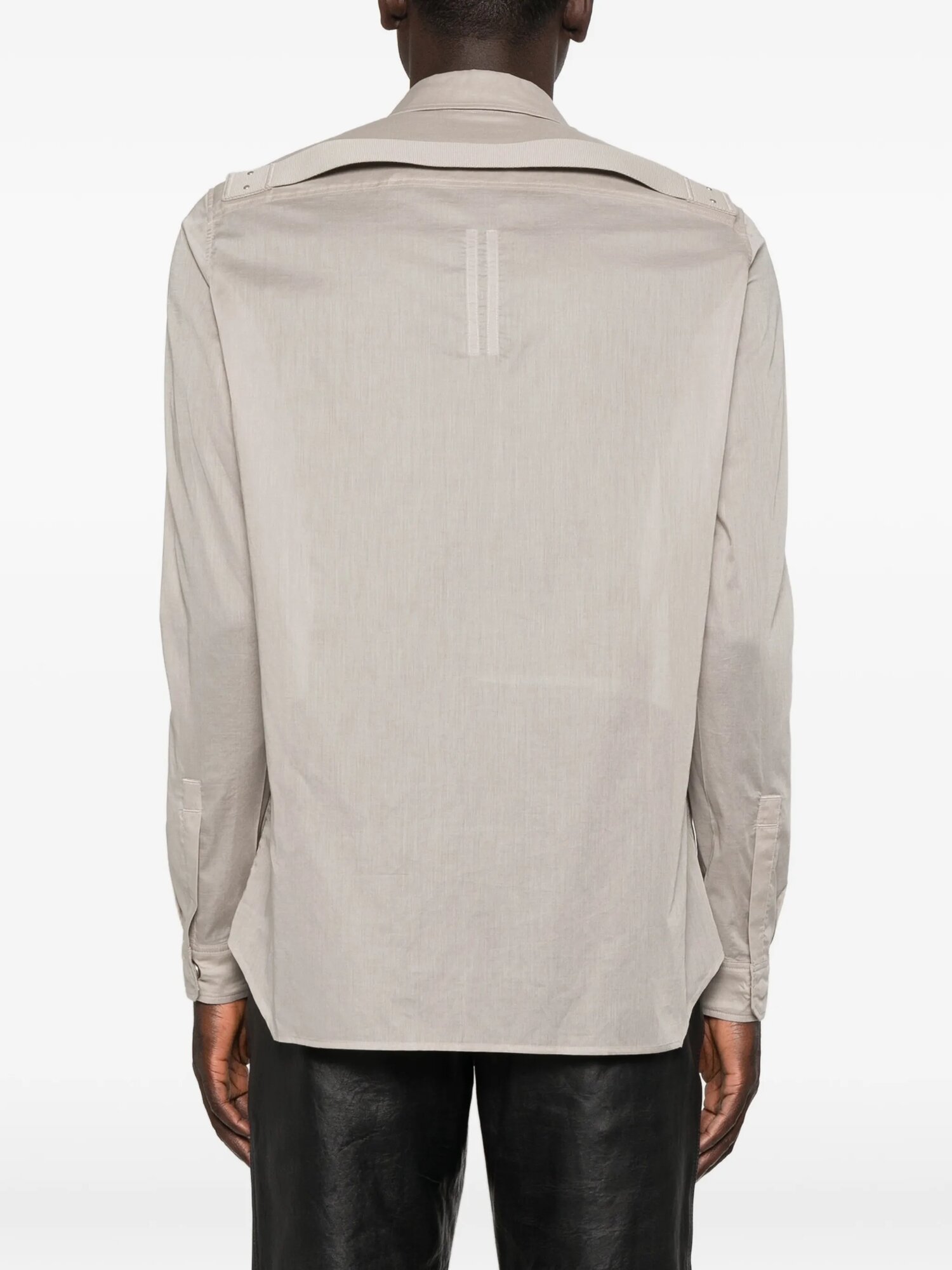 Рубашка Rick Owens Flap-pockets shirt, размер 48, серый — фото 1