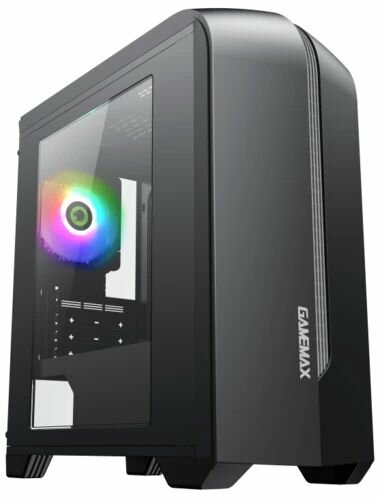 Компьютерный корпус GameMax Centauri BG (Centauri Black Gray) черный - Mini Tower, Micro-ATX, USB 2.0 Type-A, USB 3.2 Gen 1 Type-A