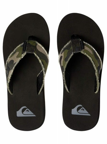 Сланцы Quiksilver, размер 6(39), зеленый — фото 1