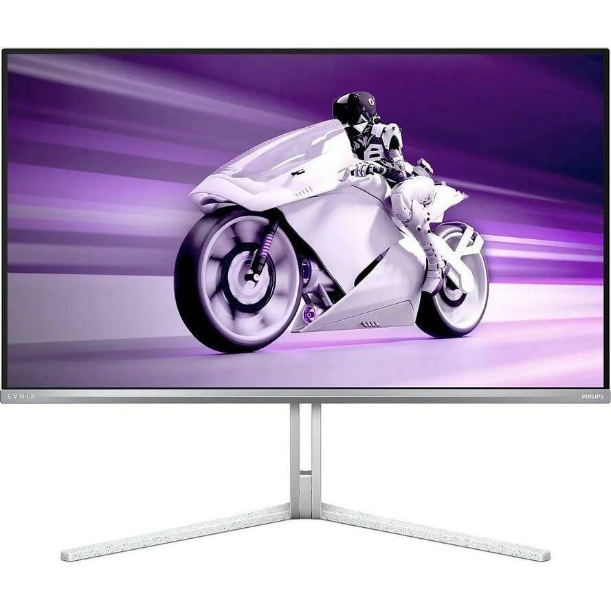 Монитор Philips 31.5" Evnia 8000 32M2N8800 белый QD OLED LED 16:9 HDMI M/M матовая HAS Piv 1500000:1 1000cd 178гр/178гр 2560x1440 240Hz G-Sync DP