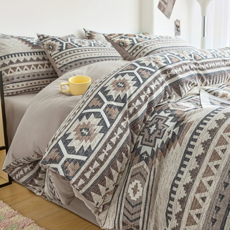 Комплект постельного белья Herlan Home Textiles 2025, новая модель, 100% чистый хлопок, четырехпредметный комплект,