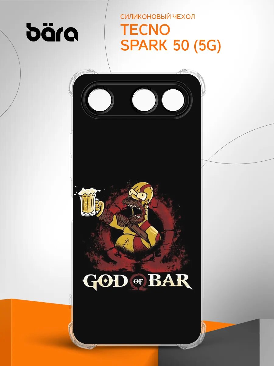 Чехол на Tecno Spark 50 (5G)/ Техно Спарк 50 (5Г), накладка, защита камеры и углов