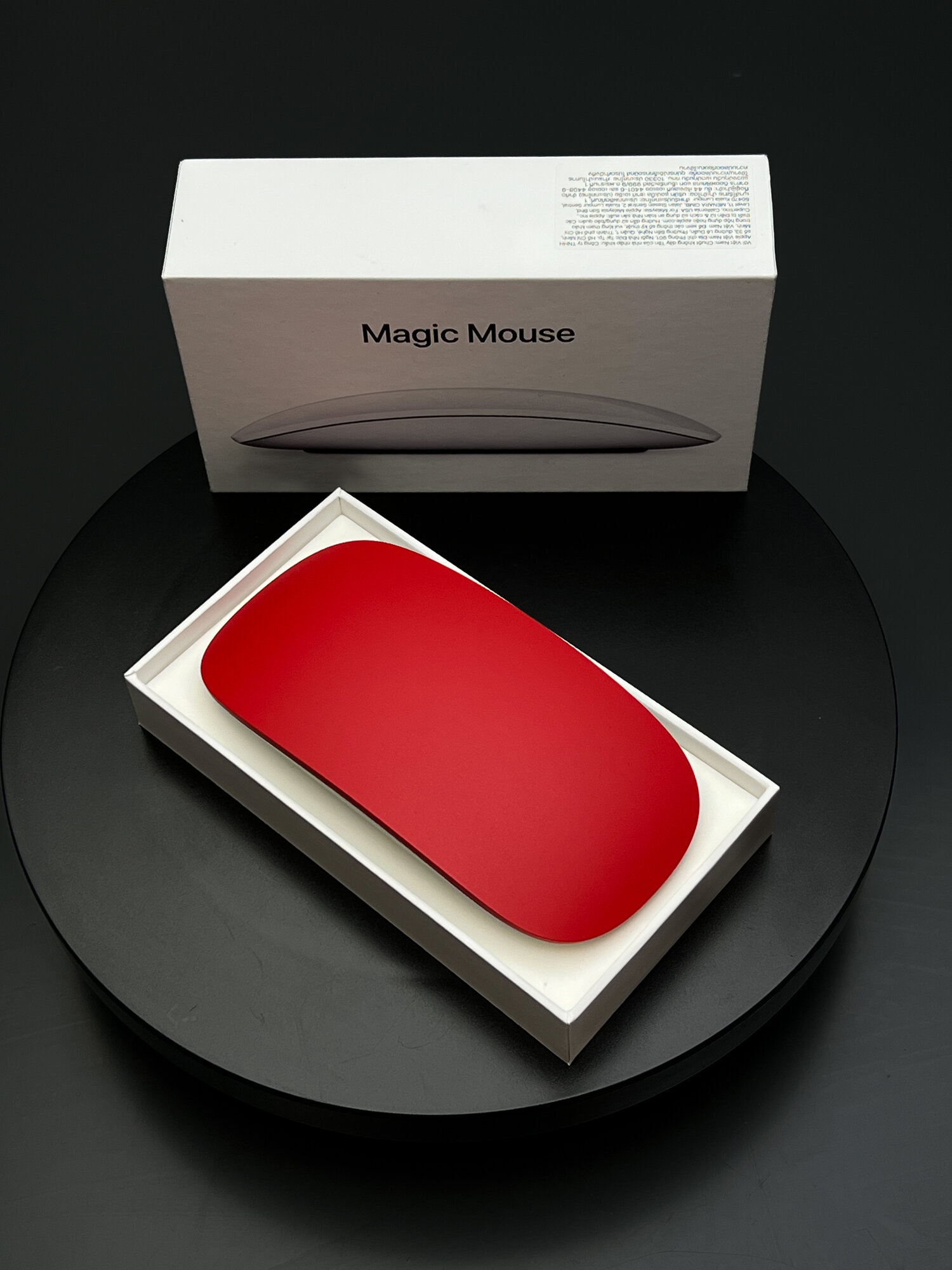 Беспроводная компьютерная мышь Apple Magic Mouse 3 "Custom" Красная матовая