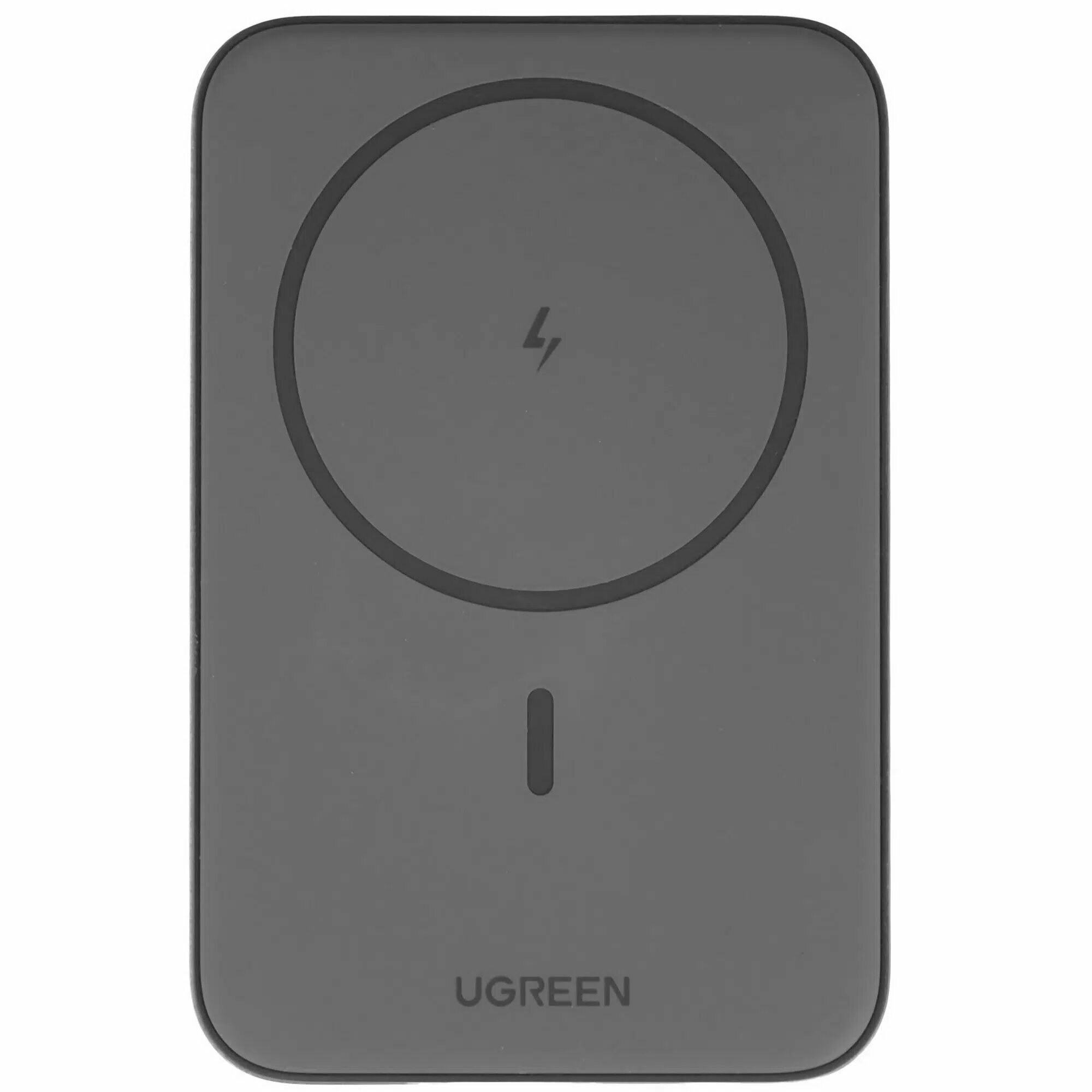 Внешний аккумулятор UGREEN PB561-25919 10000mAh Mini Magnetic Wireless 20W Power Bank Gray