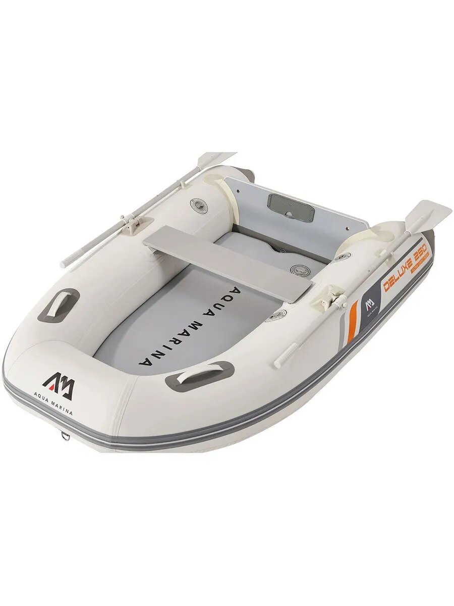 Лодка надувная Aqua Marina Deluxe U-Type 2.5m 250х140см серый