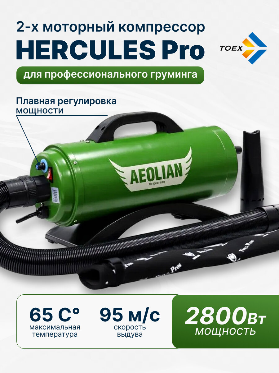 Компрессор Toex TD-900XT-PRO HERCULES, зеленый
